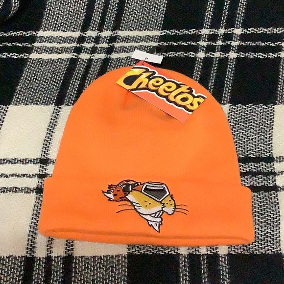 MAD Engine | Accessories | Cheetos Orange Knit Beanie Hat | Poshmark